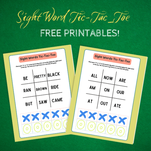 Kindergarten Common Core Sight Words: 10 Fun Activities [FREE PRINTABLES]